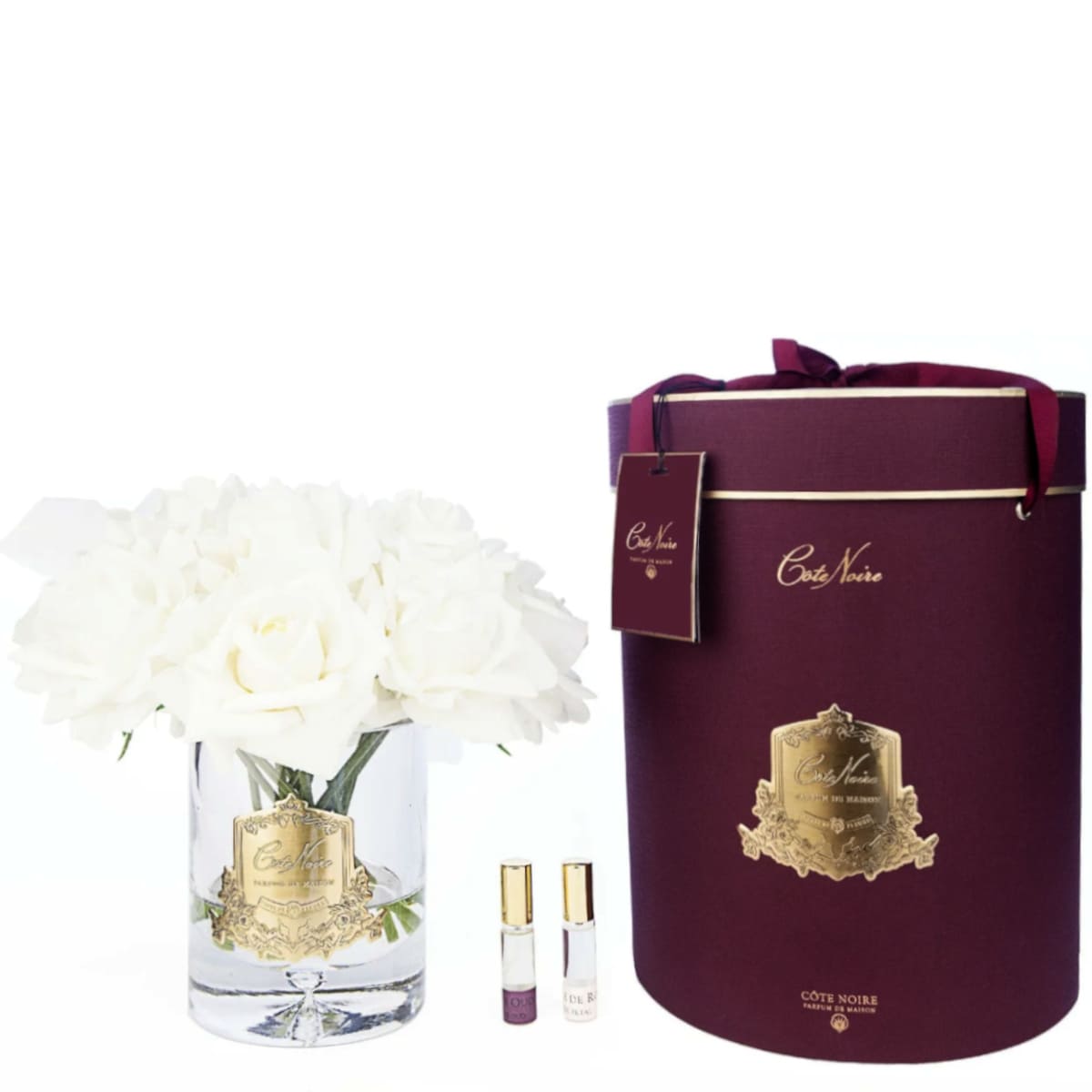 Coffret de Luxe Grand Bouquet De Roses Champagne - Majdeltier