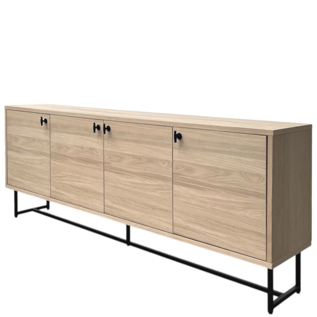 Buffet Chêne Embla 4 portes - 200 cm - Majdeltier Design