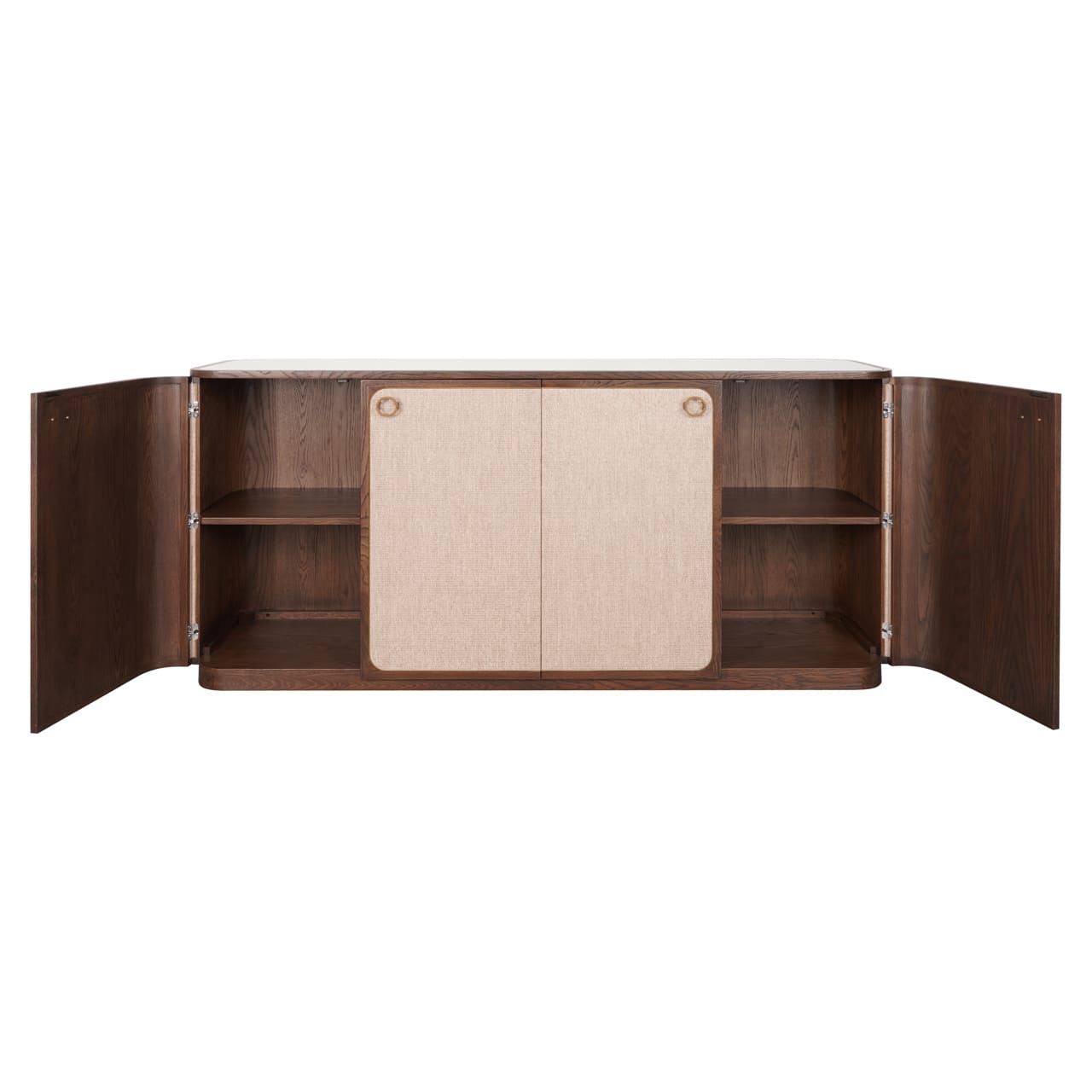Buffet Willox 180 cm Chêne et Lin - Majdeltier - Design Contemporain